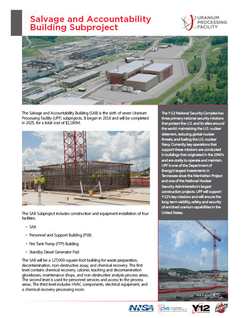 Uranium Processing Facility | Y-12 National Security Complex